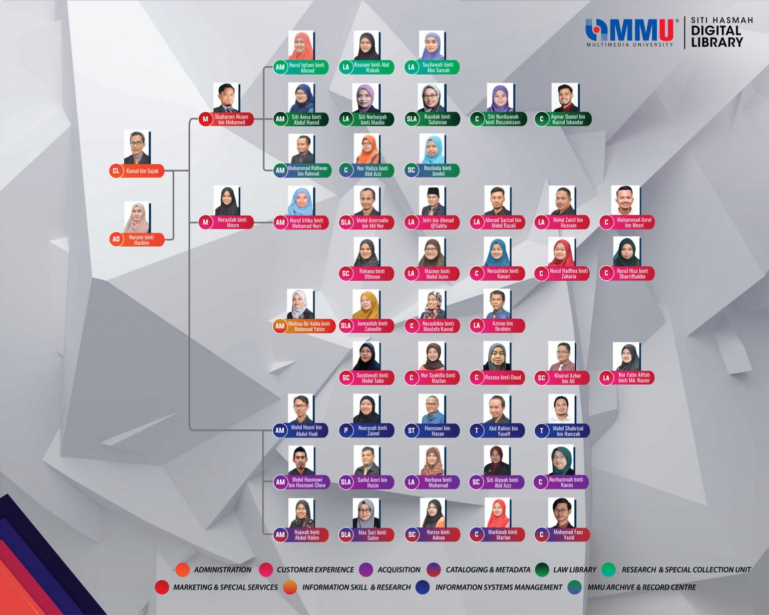 ORGANISATION CHART - SHDL MMU – Siti Hasmah Digital Library : SHDL MMU ...