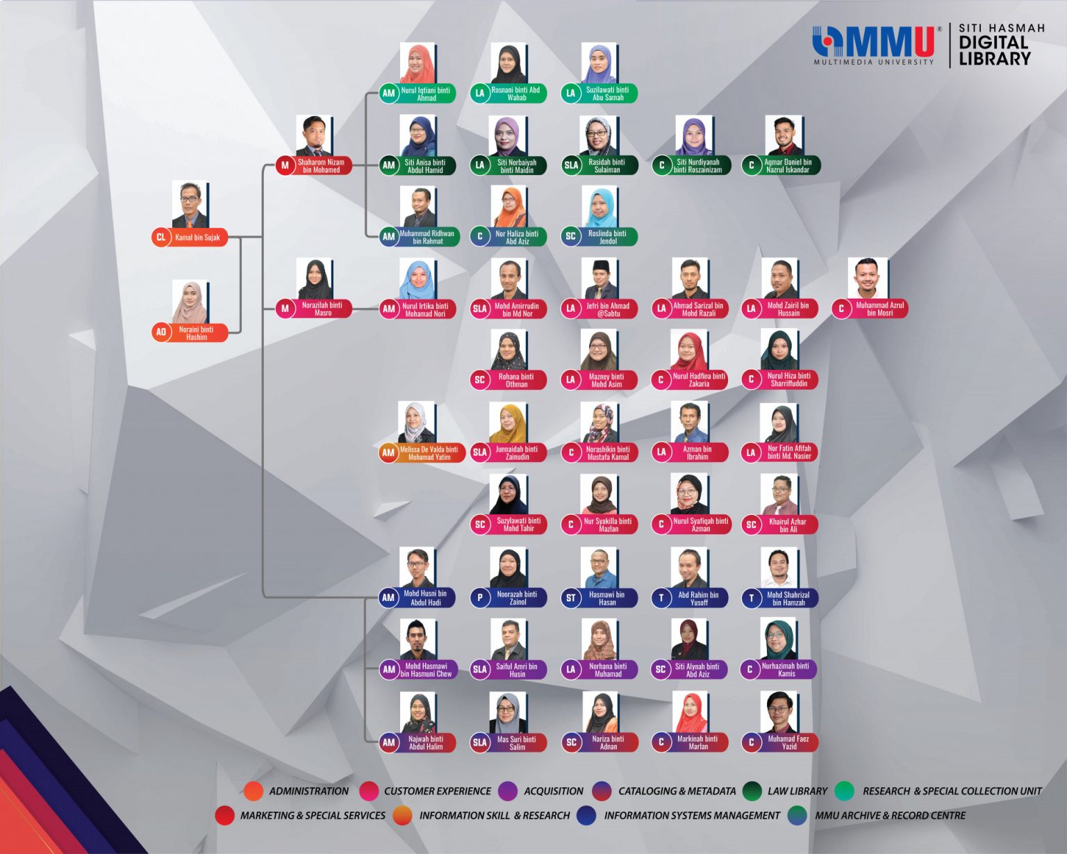 ORGANISATION CHART - SHDL MMU – Siti Hasmah Digital Library : SHDL MMU ...
